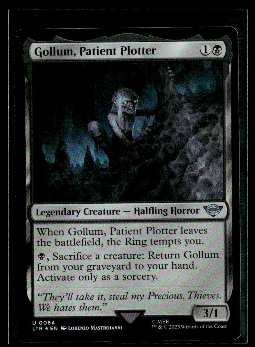 2023 MTG LTR Gollum, Patient Plotter #84 on Kronozio