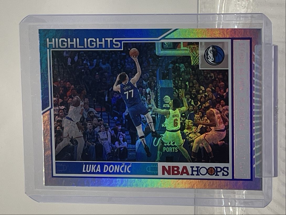 2023-24 NBA HOOPS BASKETBALL HIGHLIGHTS HOLO LUKA DONCIC on Kronozio