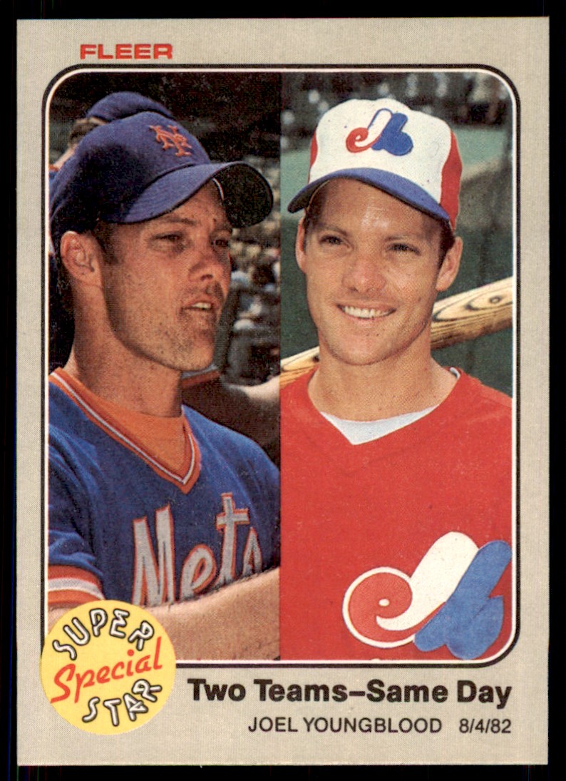 1983 Fleer Joel Youngblood #641 on Kronozio