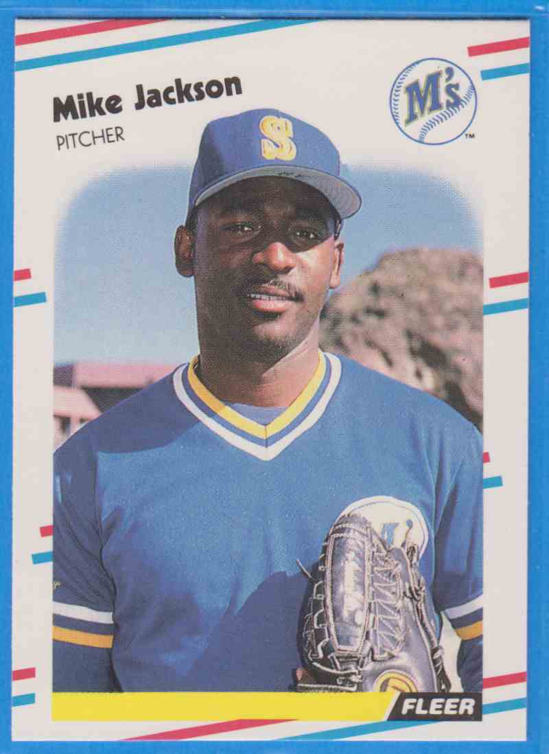 1988 Fleer Update Mike Jackson #U-60 on Kronozio