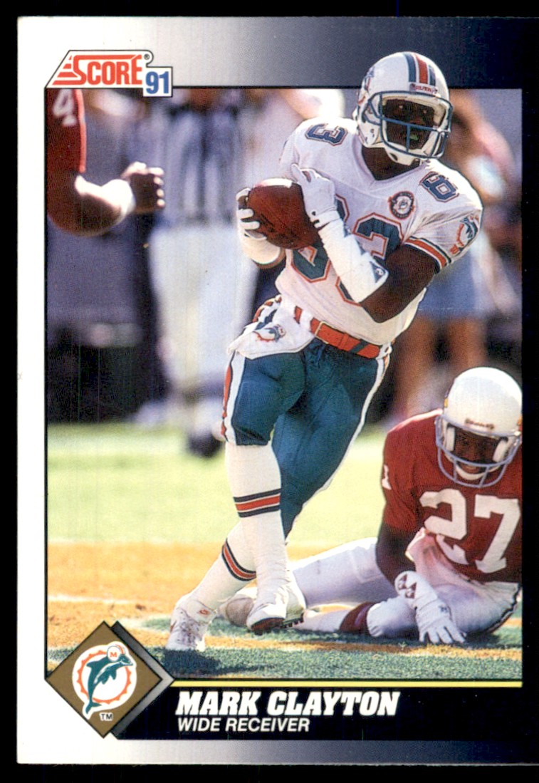 1991 Score Mark Clayton #480 on Kronozio