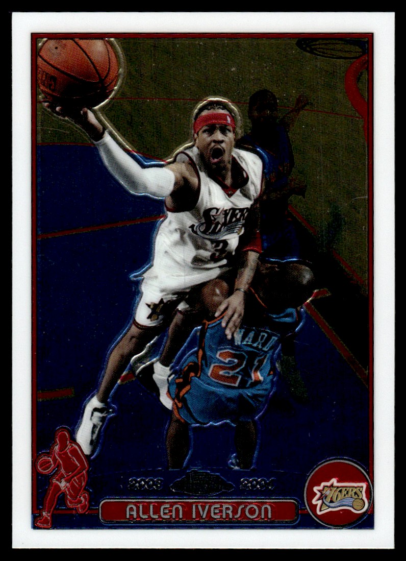 2004-05 Topps Chrome Allen Iverson #3 on Kronozio