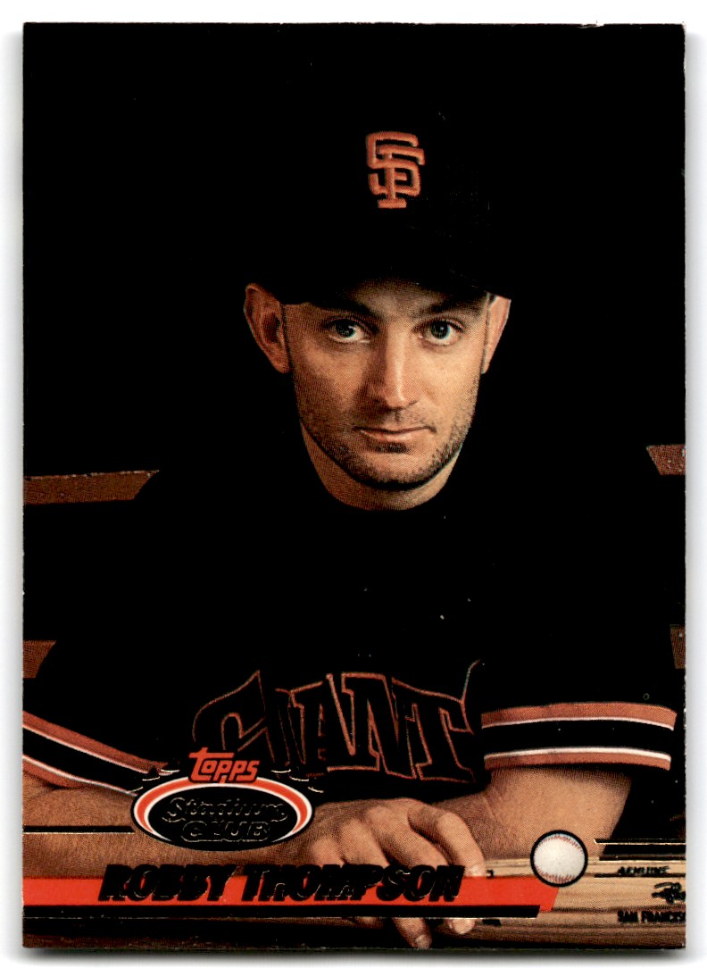 1993 Stadium Club Robby Thompson San Francisco Giants #688 | eBay