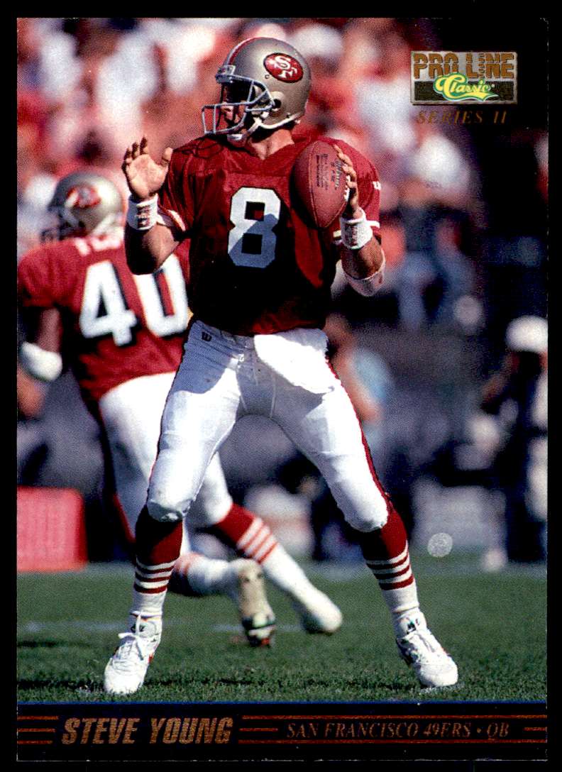 1995 Proline Classic Pro Line Series II Steve Young #40 on Kronozio