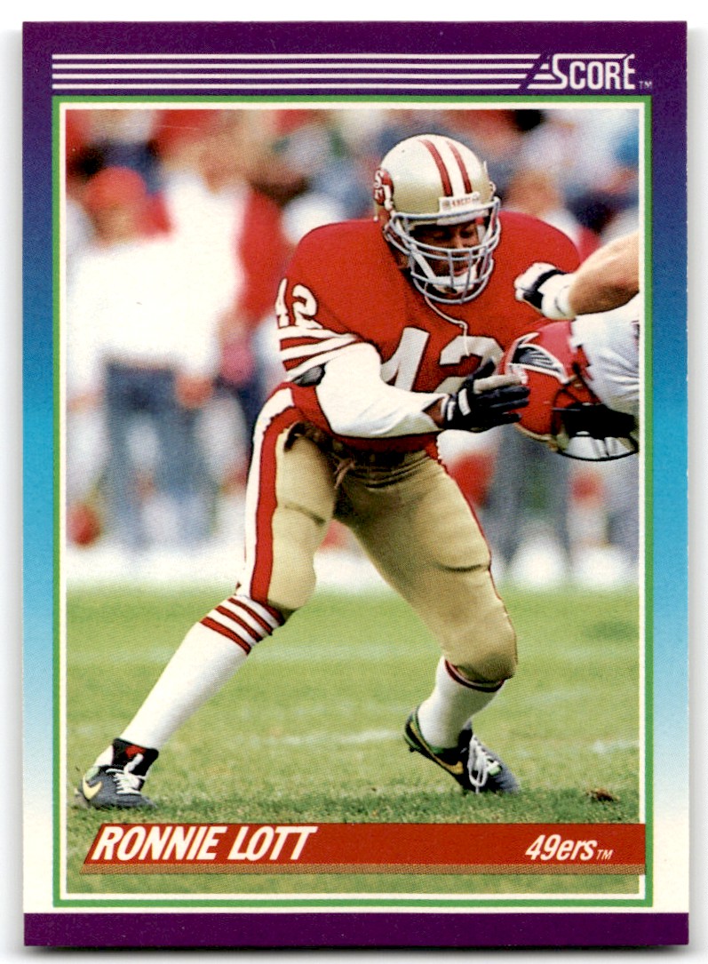 1990 Score Ronnie Lott #170 on Kronozio