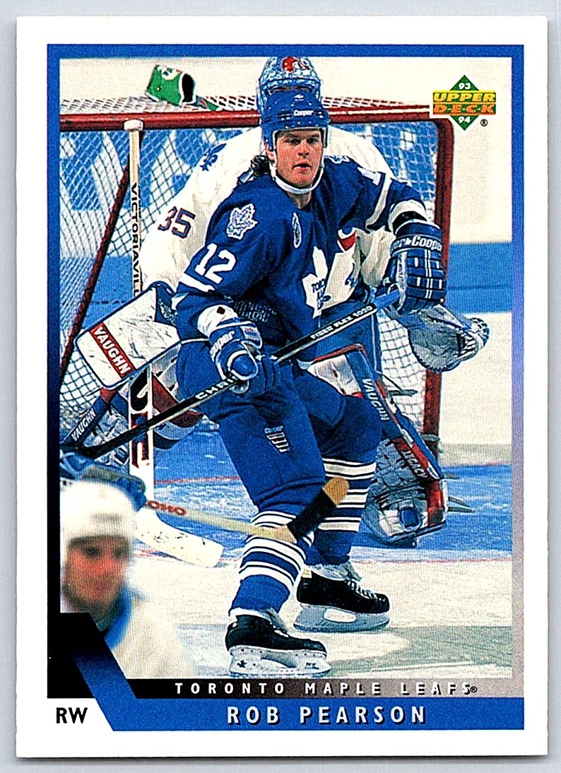 1993-94 Upper Deck Rob Pearson #48 on Kronozio