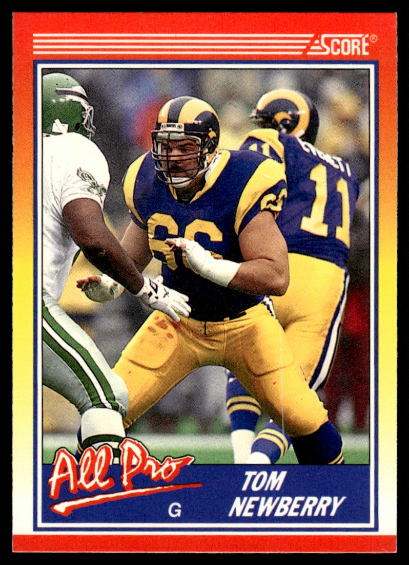 1990 Score Tom Newberry #585 on Kronozio