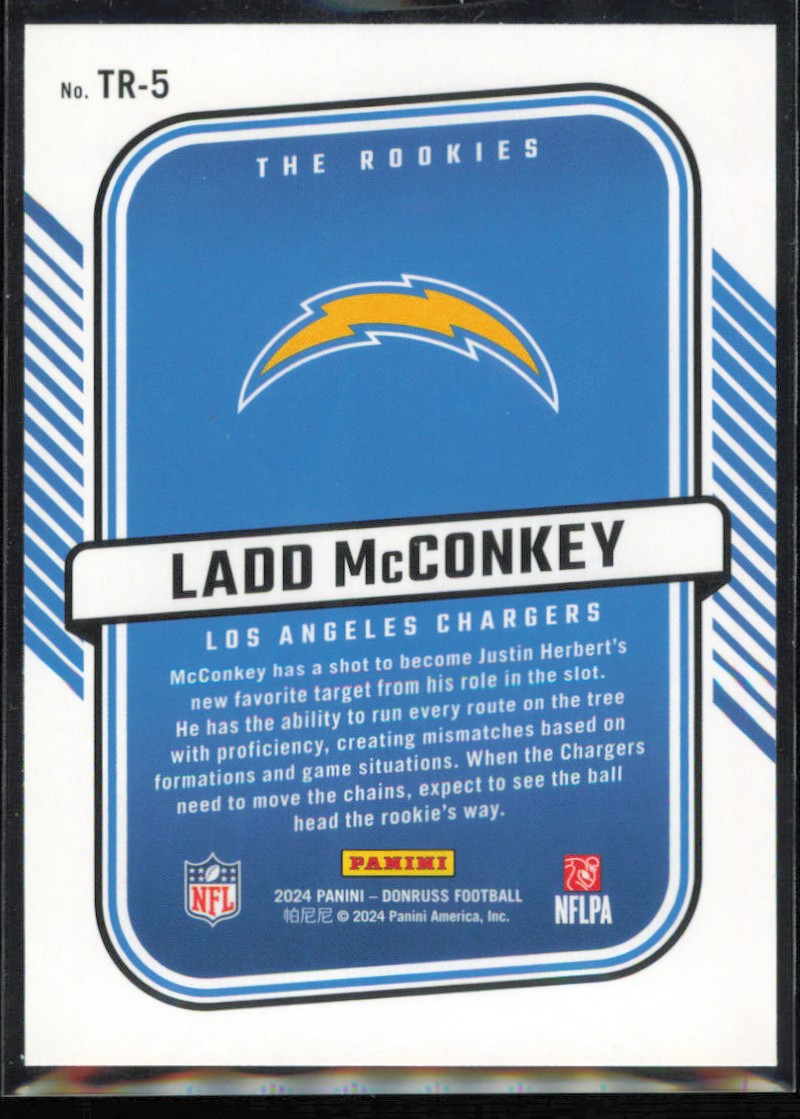 2024 Donruss The Rookies Ladd McConkey #PAL-LMC on Kronozio