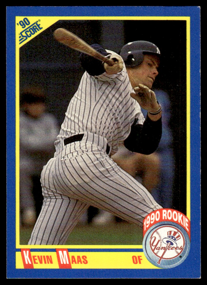 1990 Score Kevin Maas #606 on Kronozio