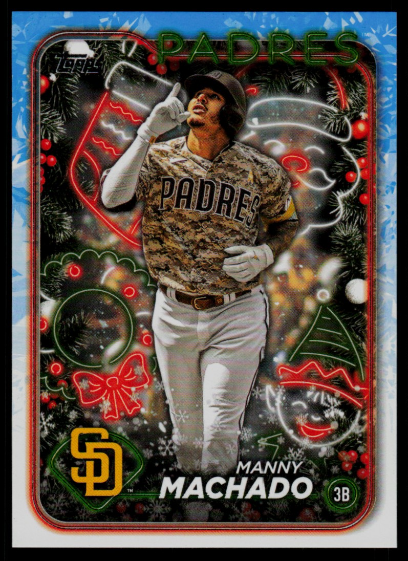 2024 Topps Holiday Manny Machado #H98 on Kronozio