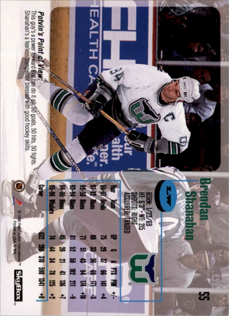 1996-97 Skybox Impact Brendan Shanahan #55 on Kronozio