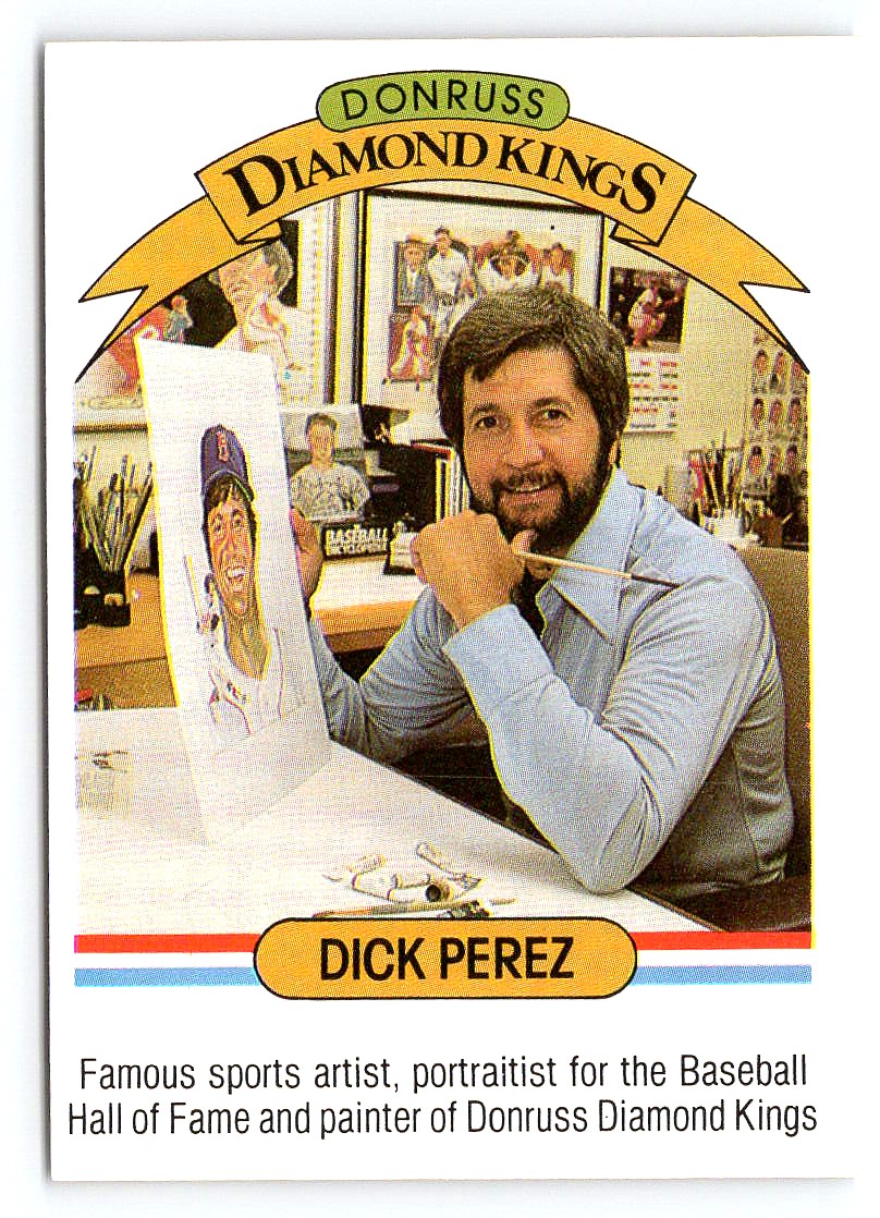 1983 Donruss Diamond Kings Dick Perez / Checklist #NNO on Kronozio
