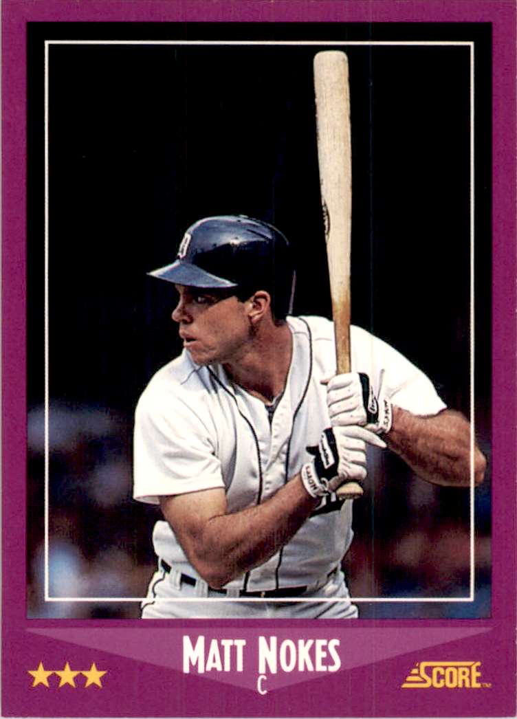 1988 Score Matt Nokes #15 on Kronozio