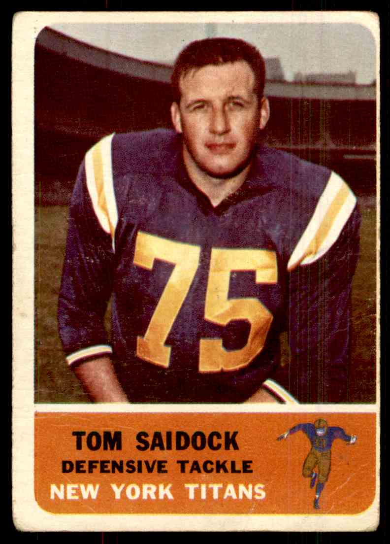 1962 Fleer Tom Saidock #66 on Kronozio