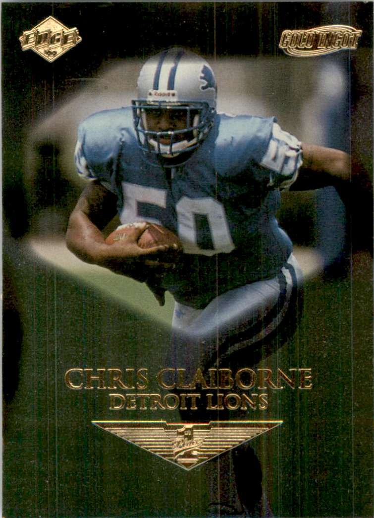 1999 Collector's Edge First Place Gold Ingot Chris Claiborne #165 on Kronozio