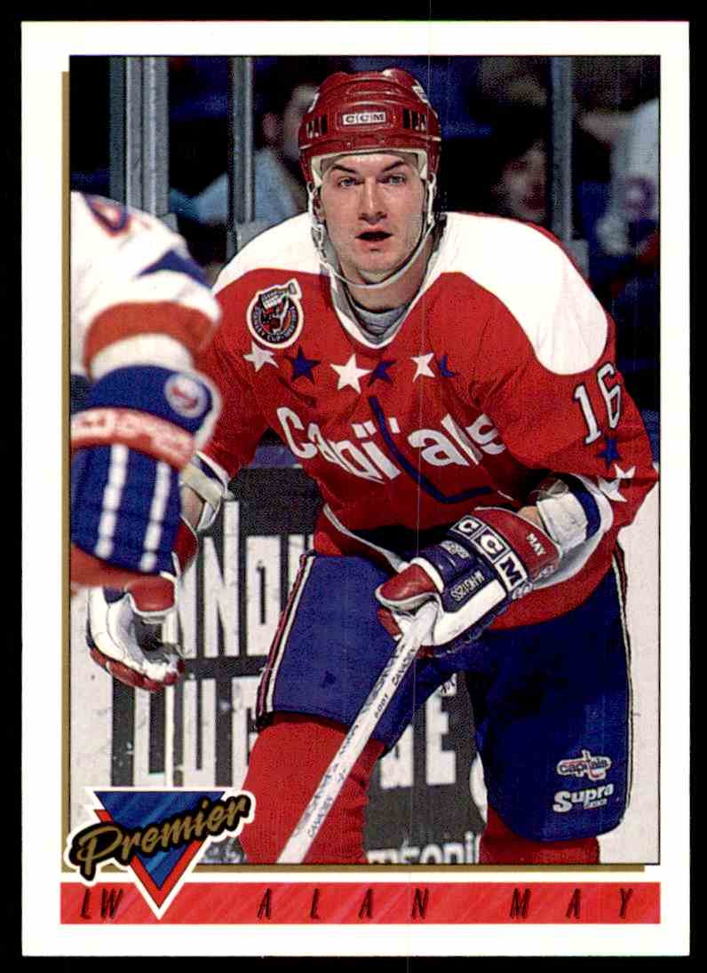 1993-94 Topps Premier Alan May #518 on Kronozio