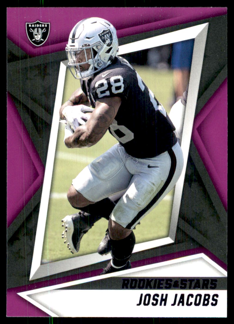 2021 Rookies and Stars Purple Josh Jacobs #73 on Kronozio