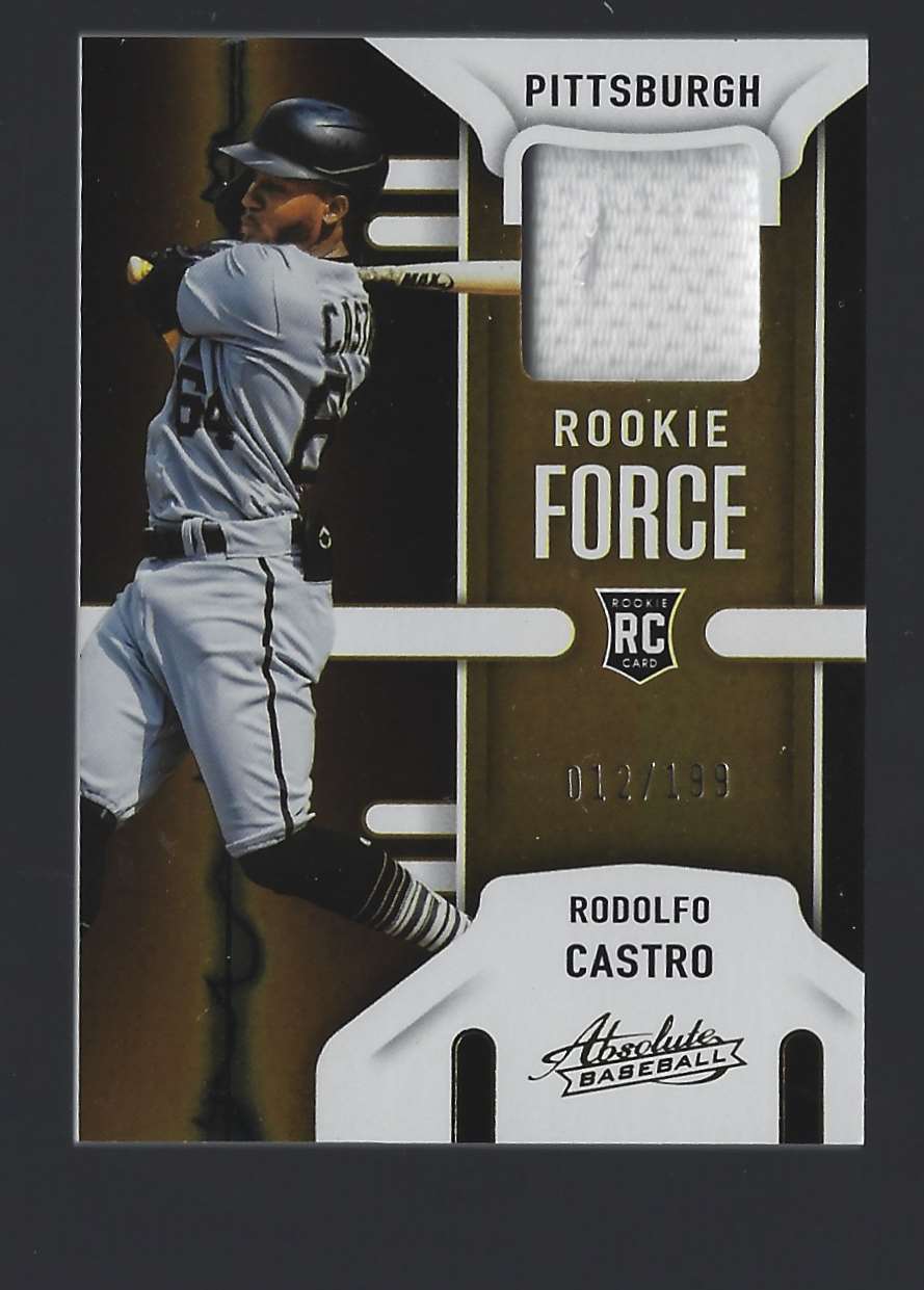2022 Absolute Rookie Force Materials Rodolfo Castro #RFRC on Kronozio