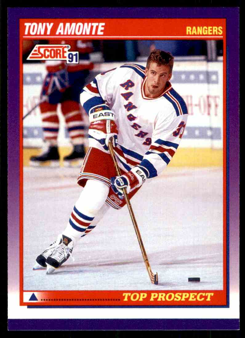1991-92 Score American Tony Amonte #398 on Kronozio