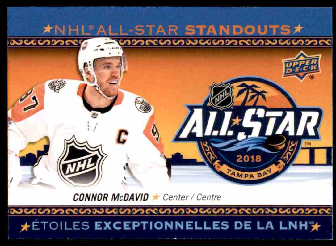 2018-19 Upper Deck Tim Hortons Checklist Connor McDavid #AS-1 on Kronozio