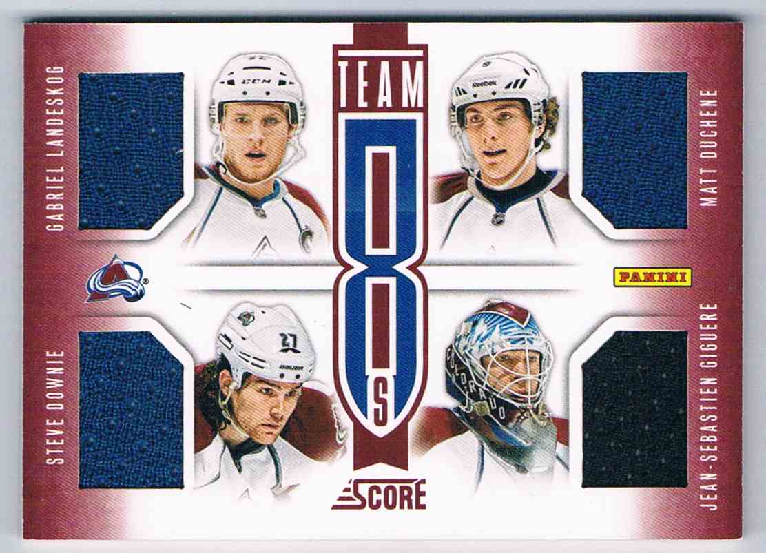 2013-14 Score Team 8s Downie Landeskog Giguere Duchene Johnson ...