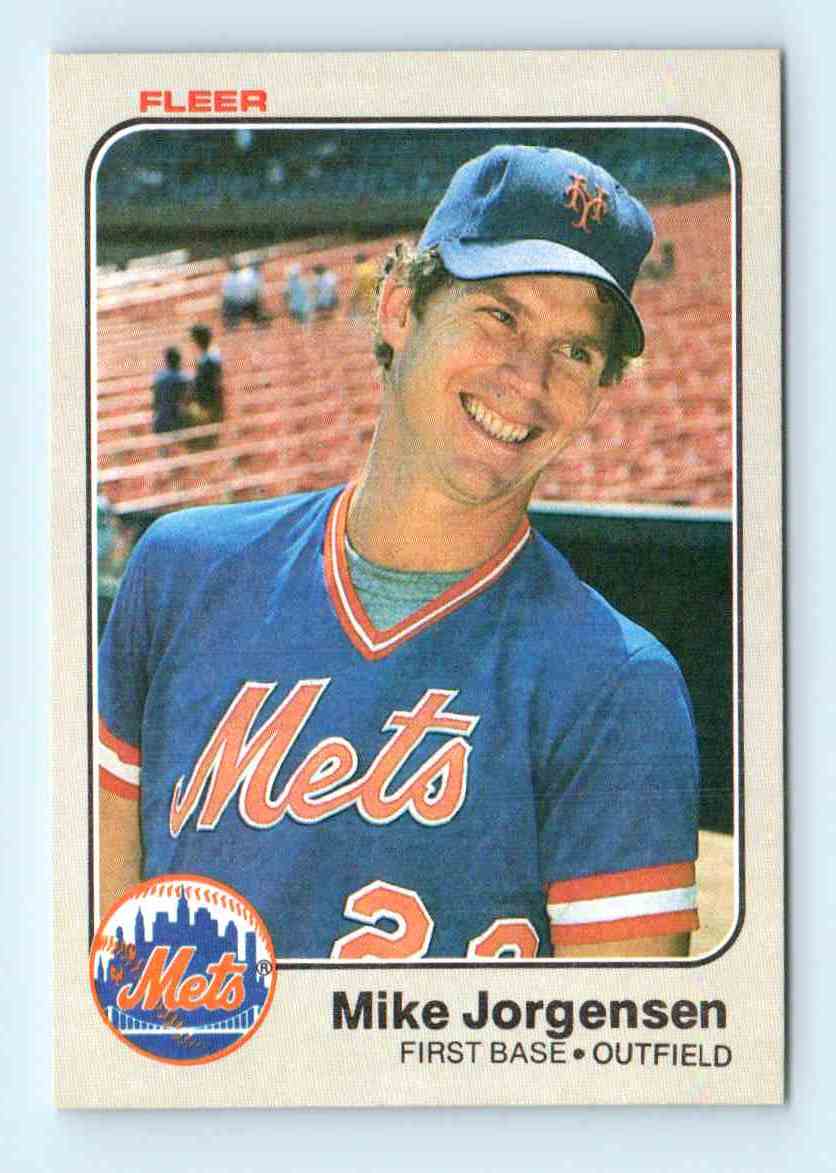 1983 Fleer Mike Jorgensen #547 on Kronozio