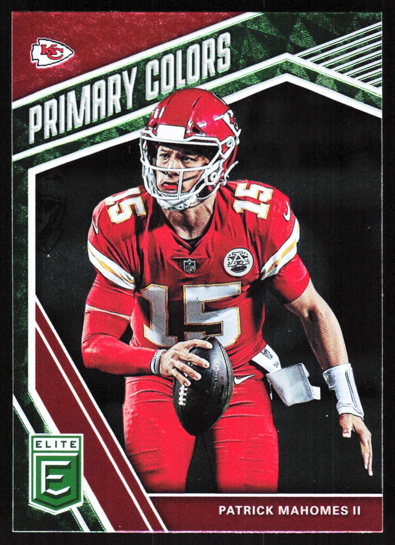 2019 Elite Primary Colors Patrick Mahomes #1 on Kronozio