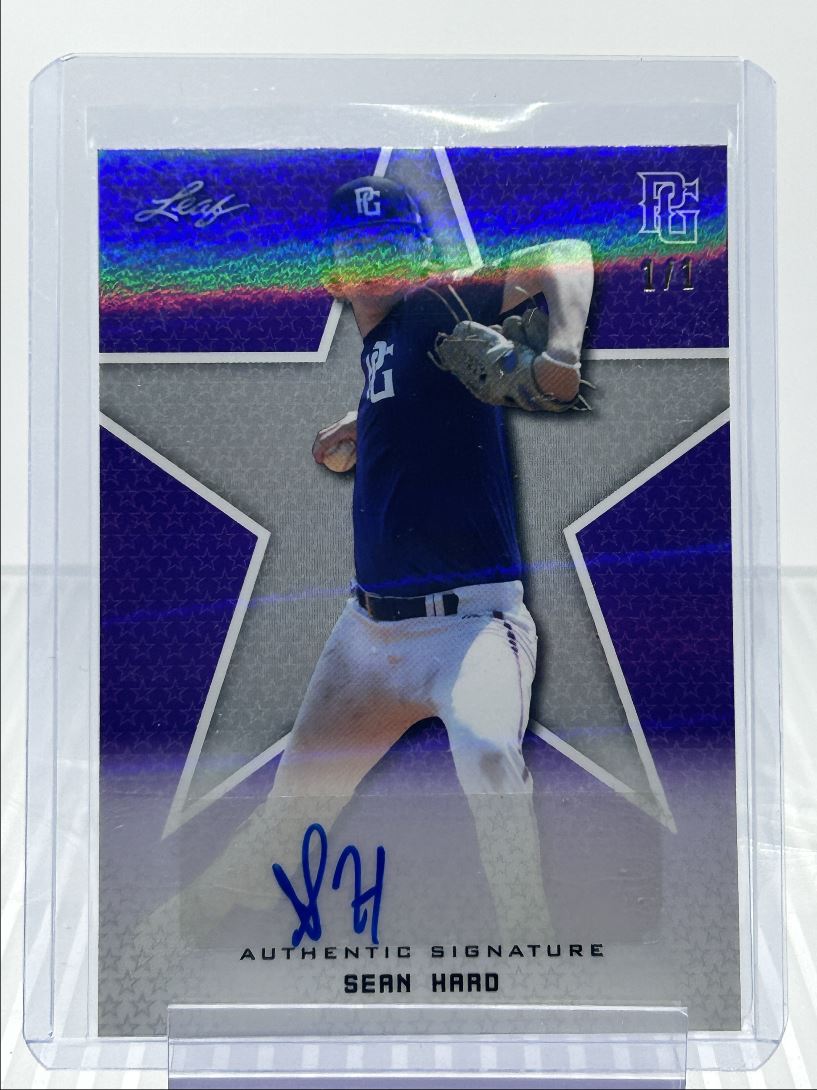 2020 LEAF PERFECT GAME NATIONAL SHOWCASE BLUE SEAN HARD #GLR-SH1 on ...