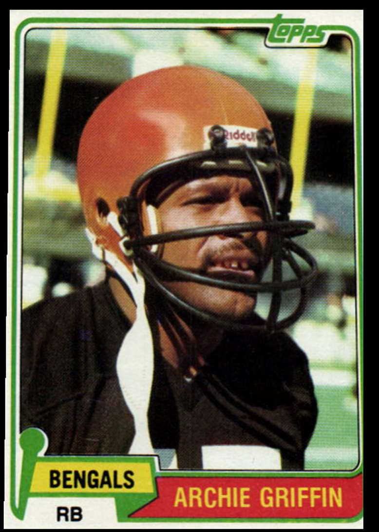 1981 Topps Archie Griffin #38 on Kronozio
