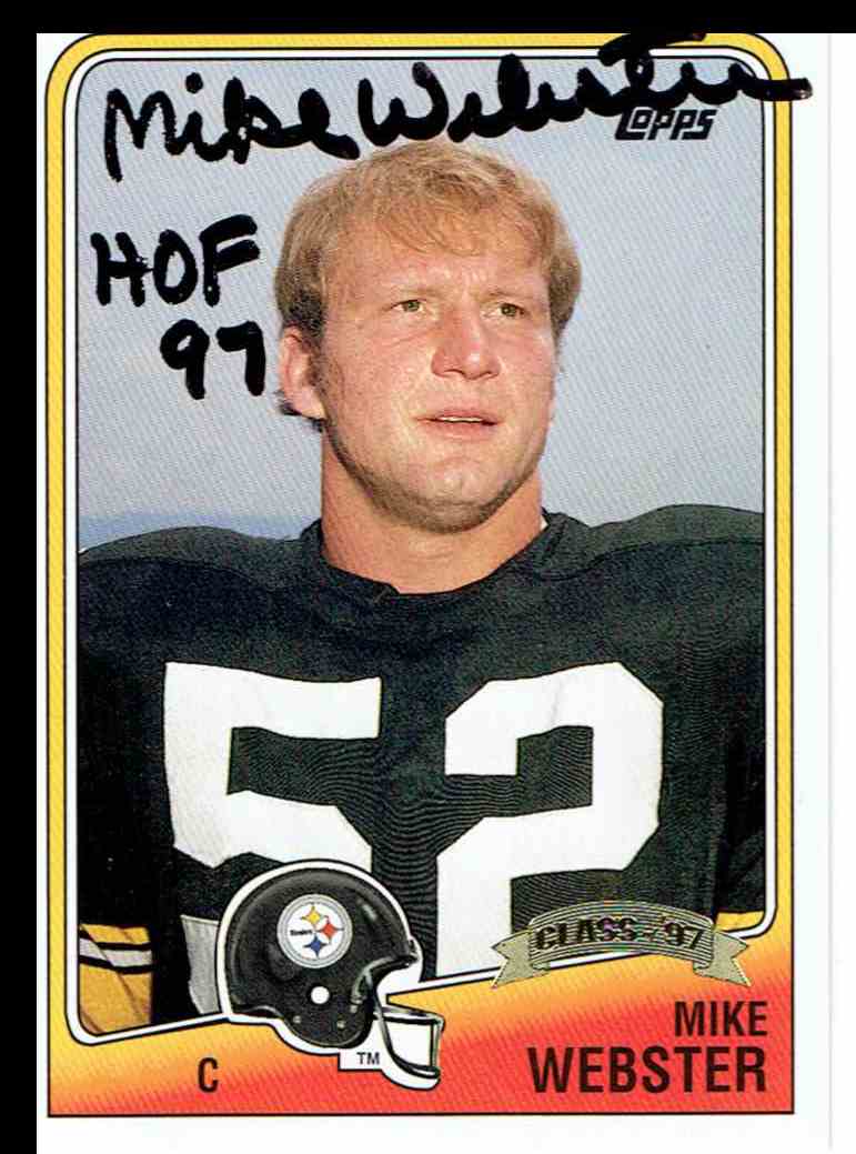 1997 Topps Hall Of Fame Mike Webster #1 on Kronozio