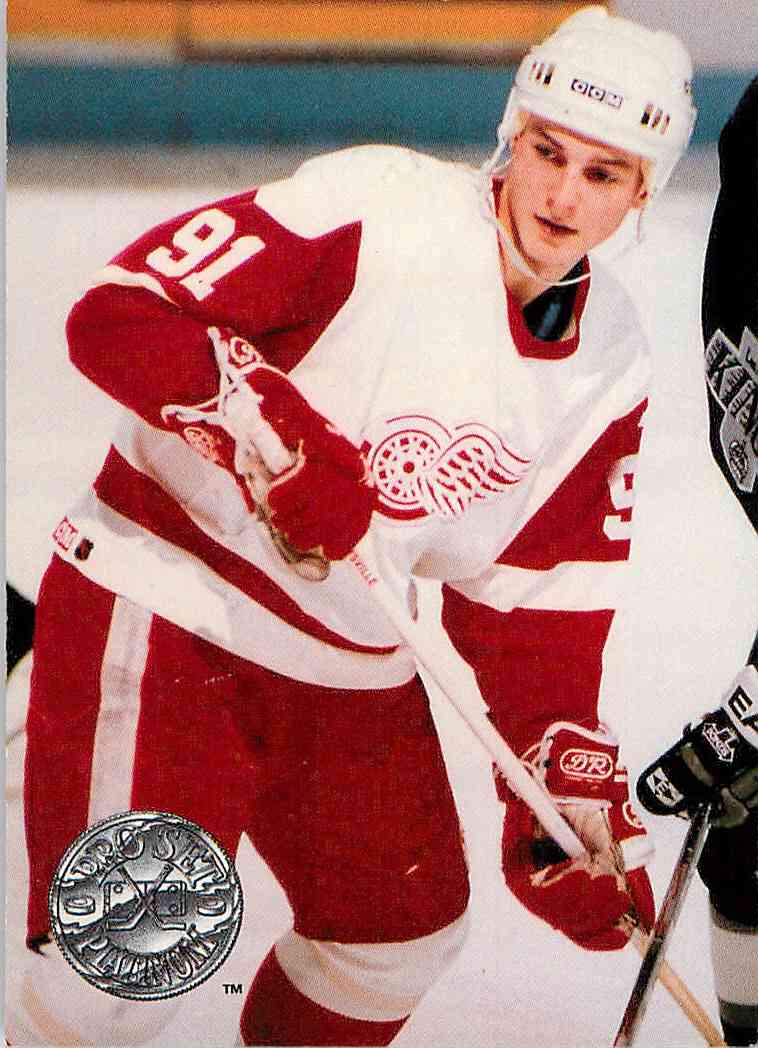 1991-92 Procards Pro Set Platinum Sergei Fedorov #30 on Kronozio
