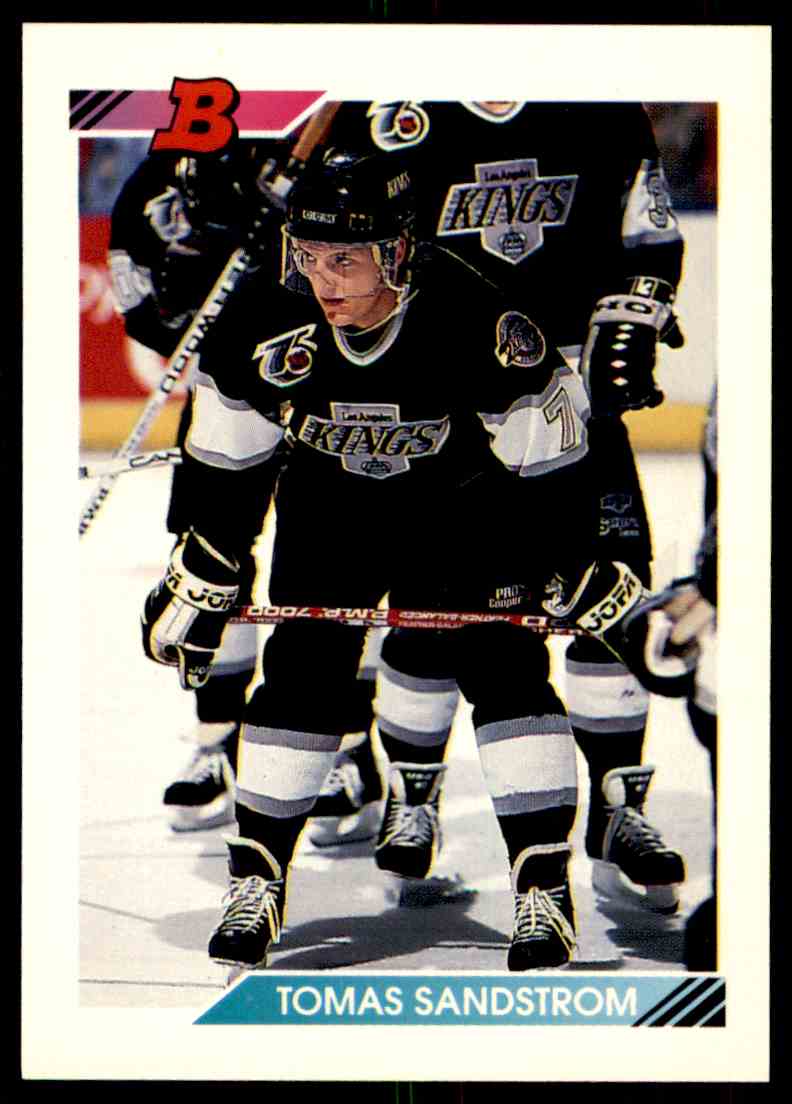 1992-93 Bowman Tomas Sandstrom #22 on Kronozio