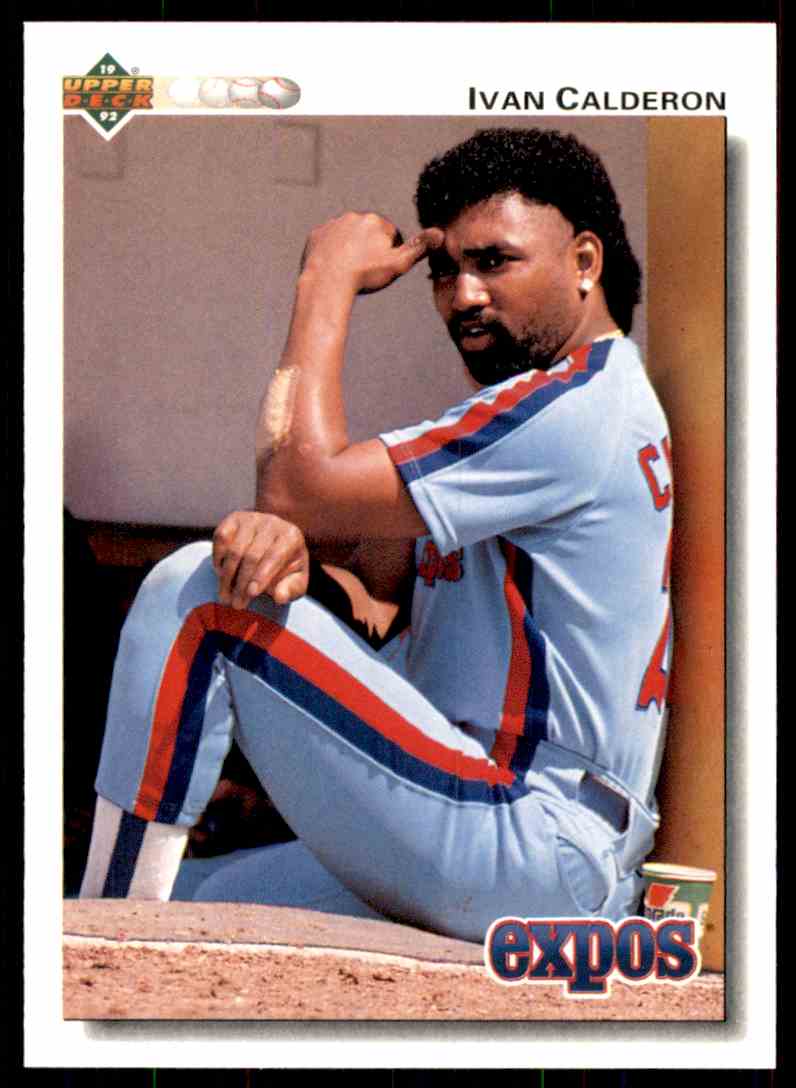 1992 Upper Deck Ivan Calderon #226 on Kronozio