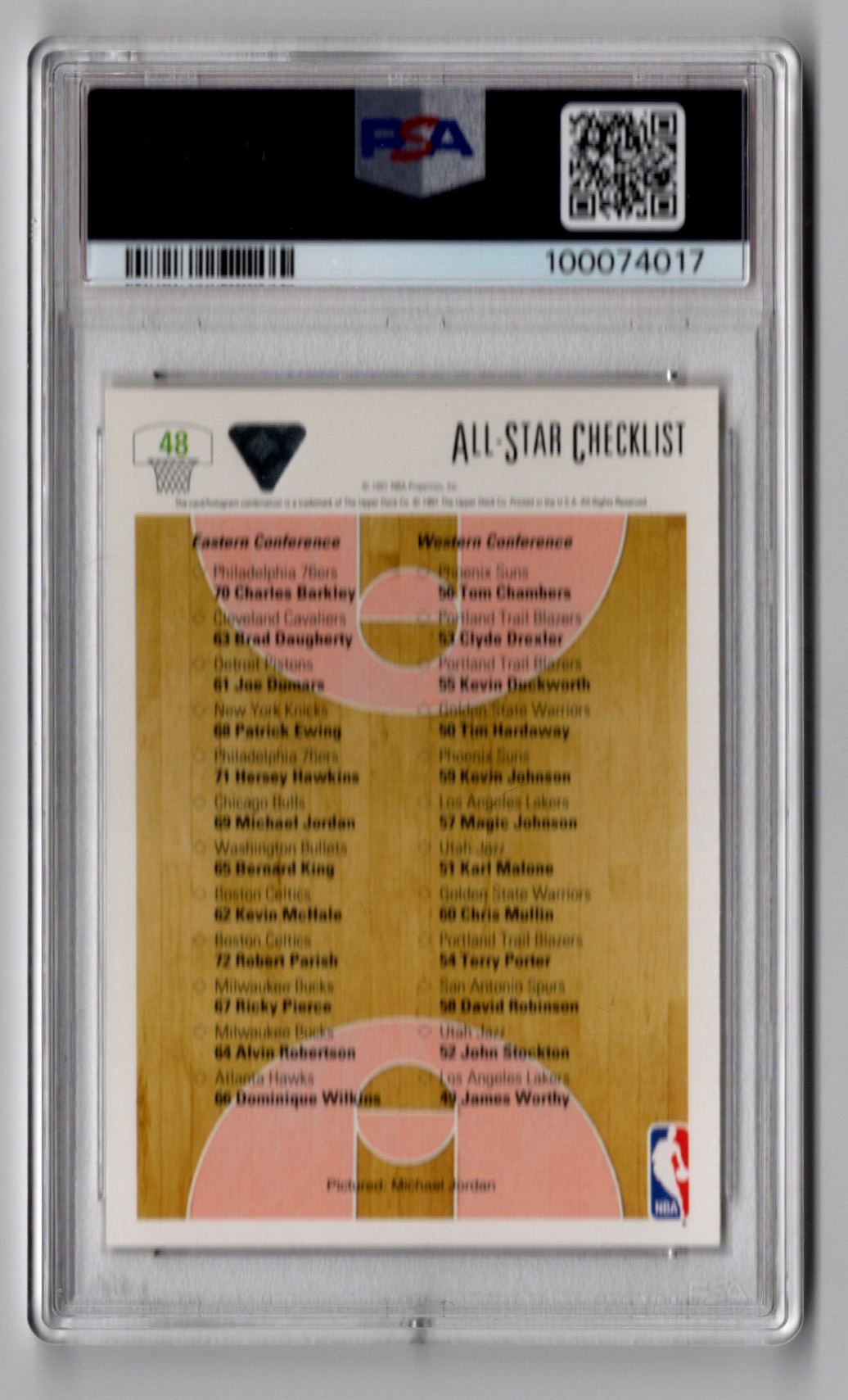 1991-92 Upper Deck Michael Jordan #48 on Kronozio