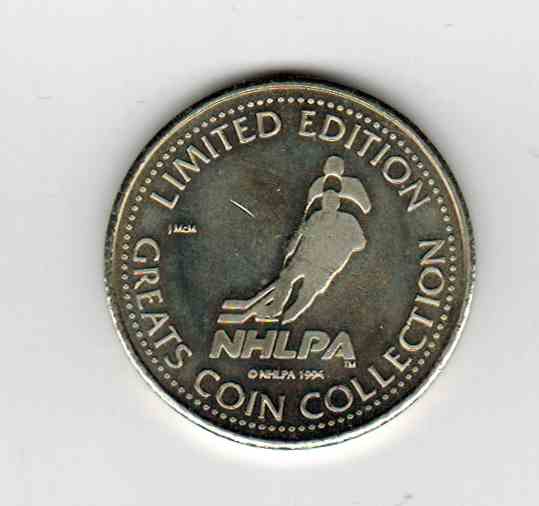 1994-95 Hockey Greats Coins Silver Rem Murray #17 on Kronozio