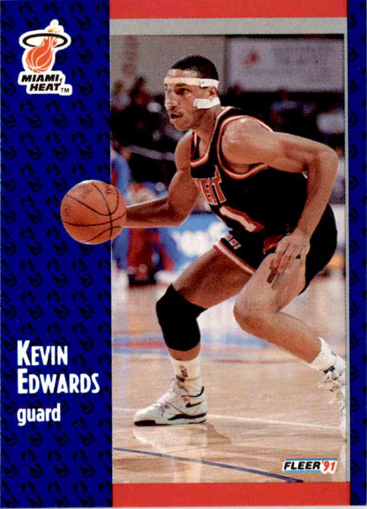 1991-92 Fleer Kevin Edwards #108 on Kronozio