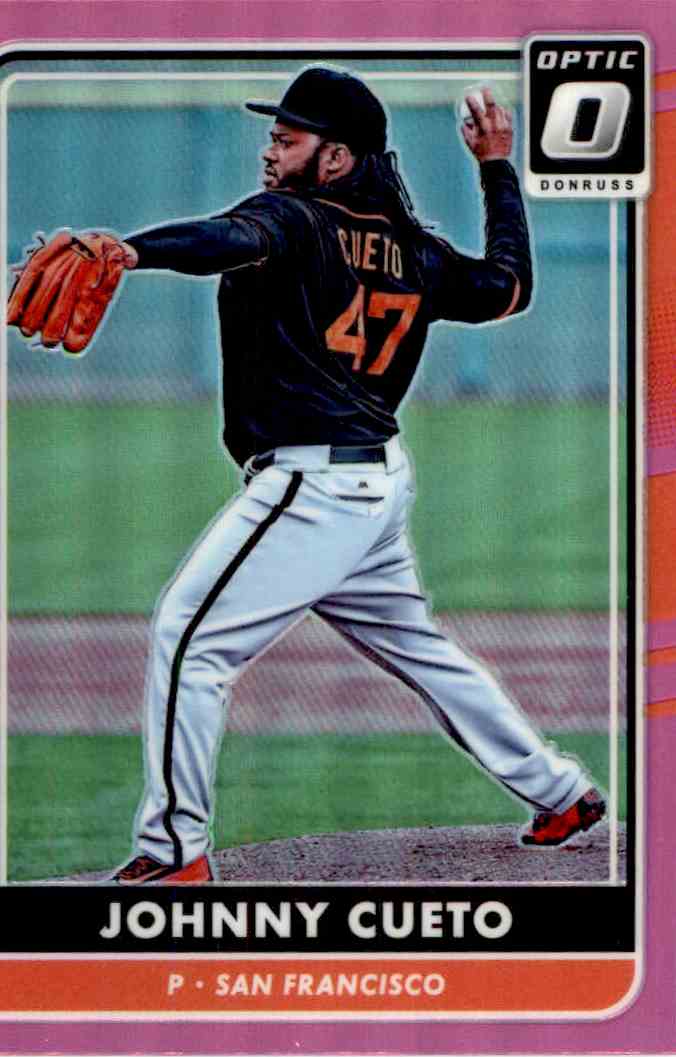 2016 Donruss Optic Pink Johnny Cueto #108 on Kronozio