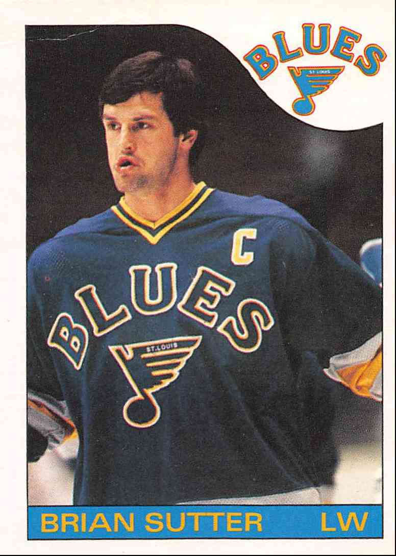 1985-86 O-Pee-Chee Brian Sutter #135 on Kronozio