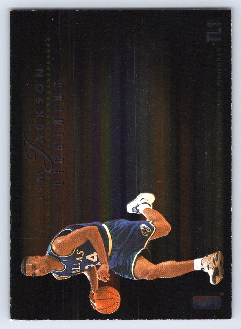 1993-94 Skybox Premium Thunder and Lightning Jamal Mashburn Jim Jackson ...