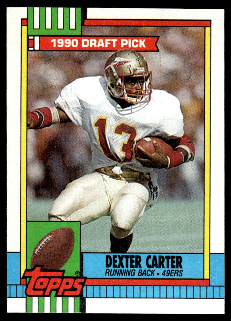 1990 Topps Dexter Carter #6 on Kronozio