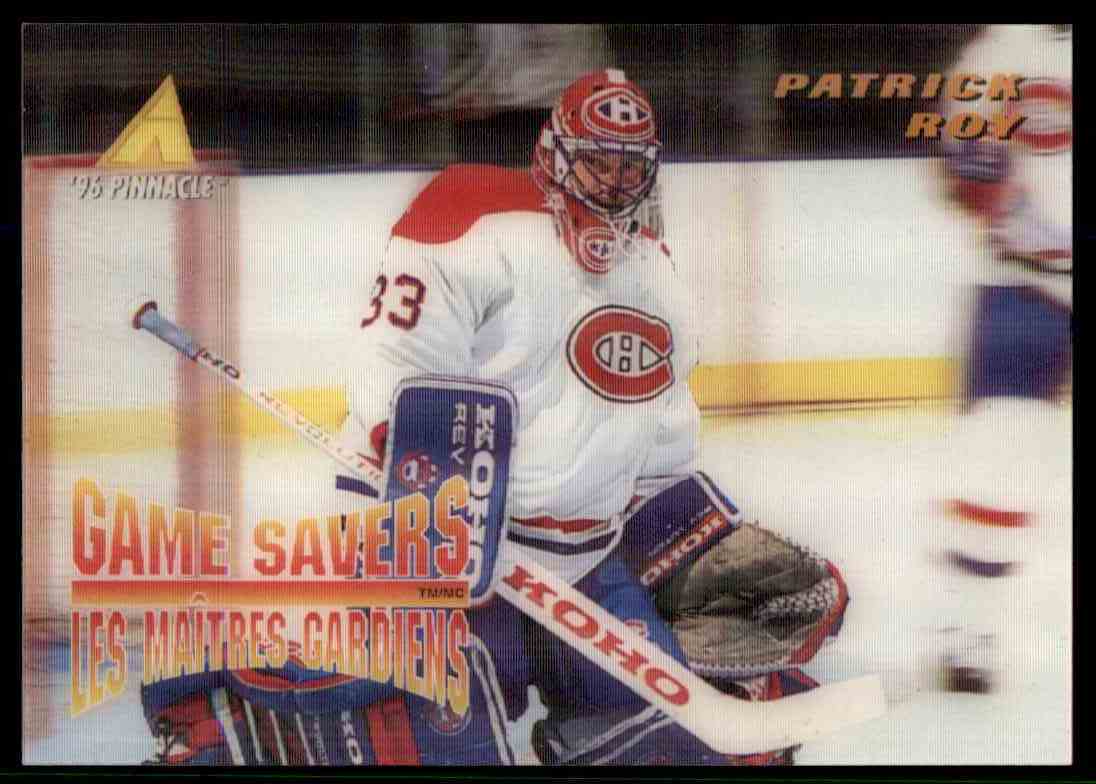 1995-96 Pinnacle Patrick Roy #MCD-25 on Kronozio