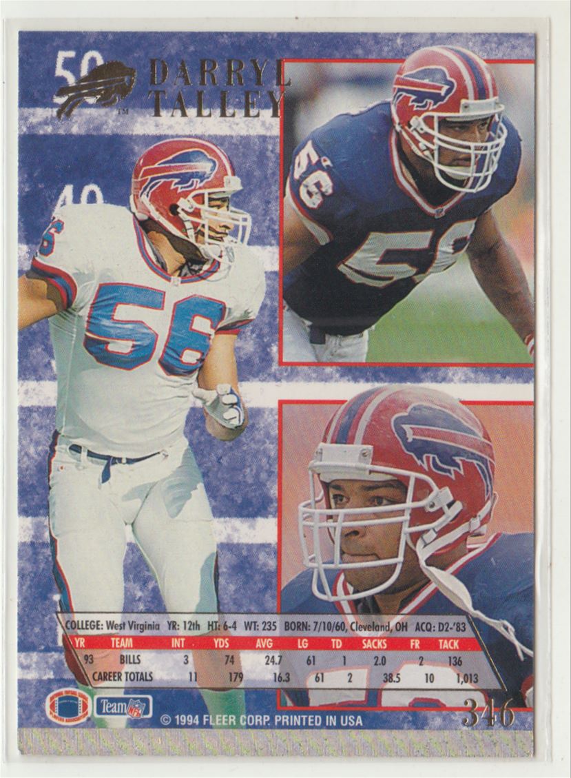 1994 Fleer Darryl Talley #50 on Kronozio