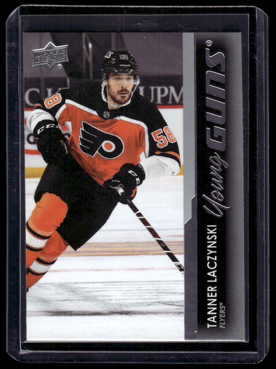 2021-22 Upper Deck Series 1 Young Guns Tanner Laczynski #236 on Kronozio