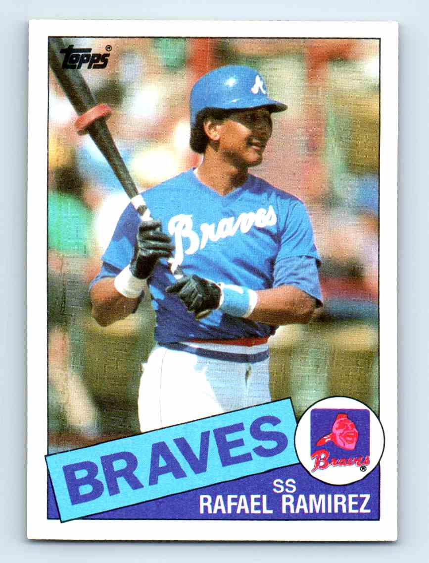 1985 Topps Baseball Card - Near Mint 85Bx1 Rafael Ramirez #647 on Kronozio