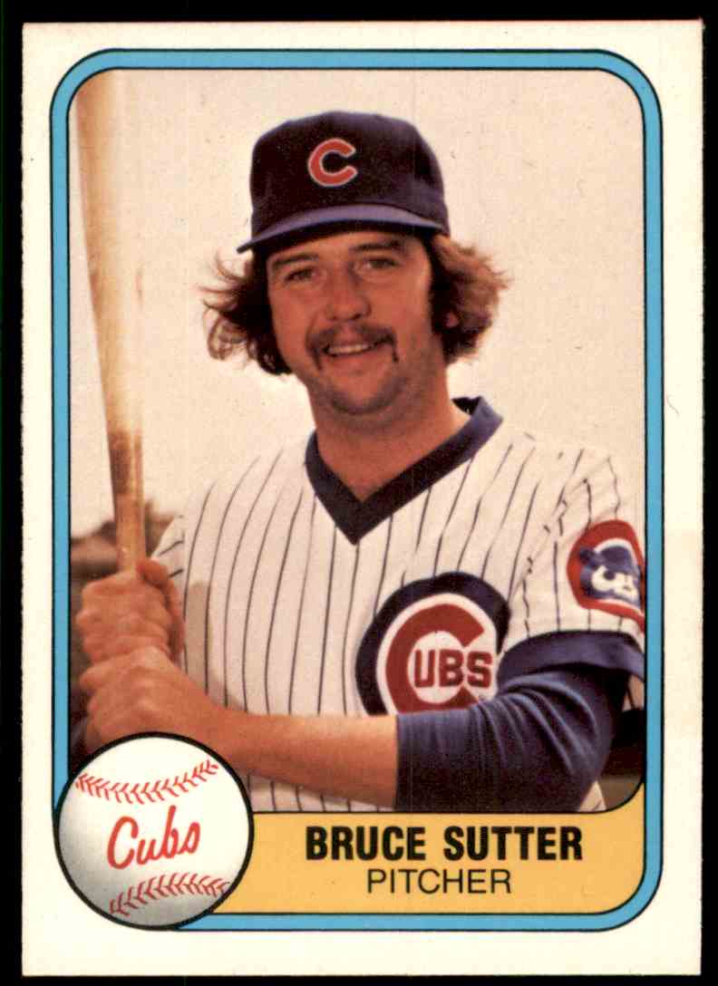 1981 Fleer Bruce Sutter #294 on Kronozio
