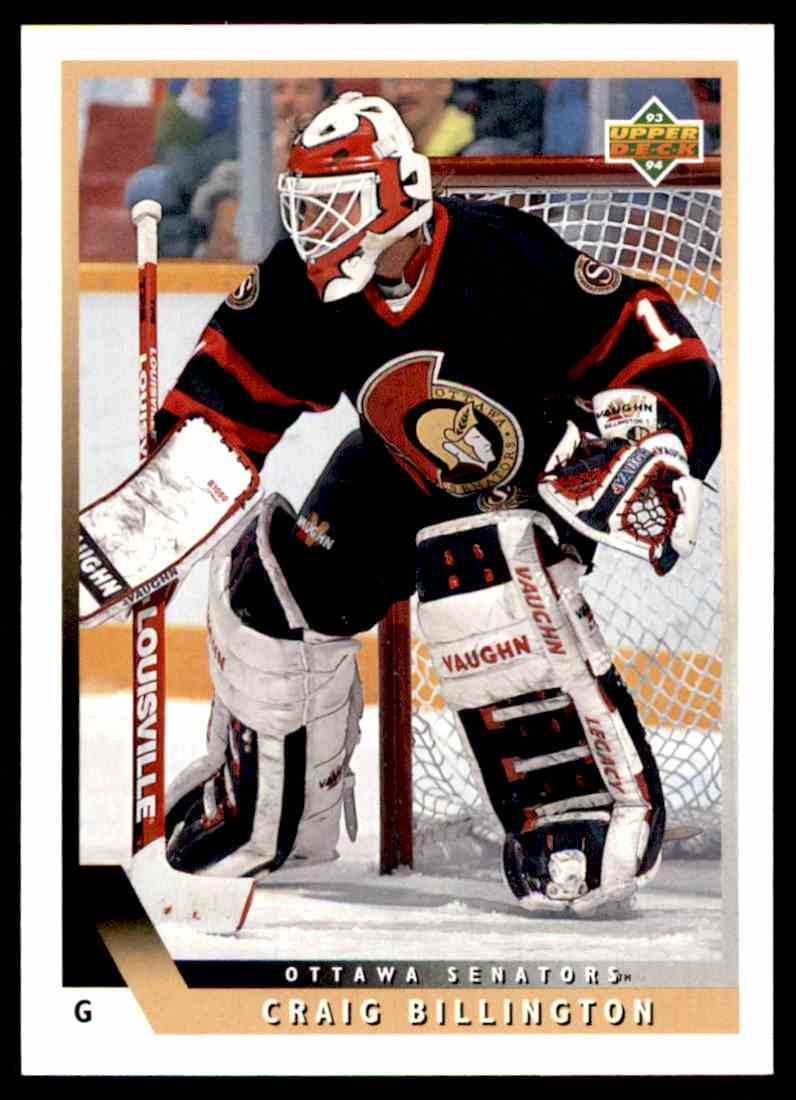1993-94 Upper Deck Craig Billington #424 on Kronozio