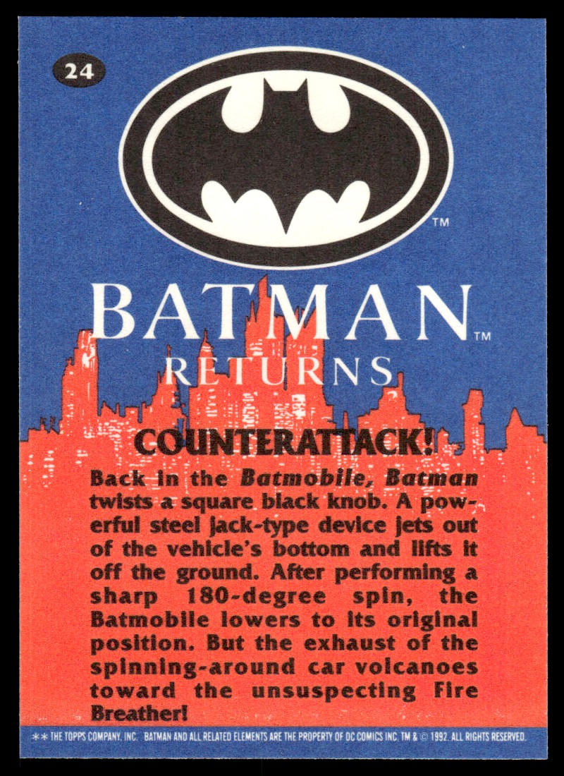 1999 Batman Returns Movie Cards CounterAttack #24 on Kronozio