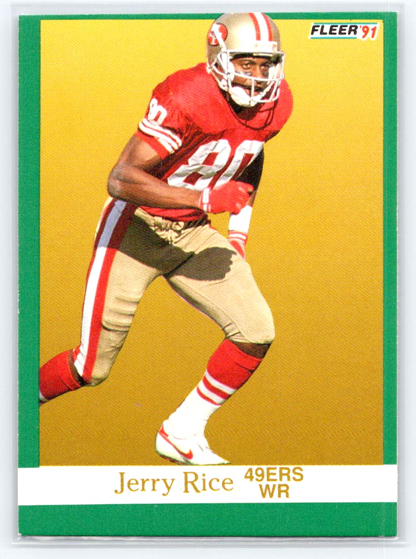 1991 Fleer Jerry Rice #363 on Kronozio