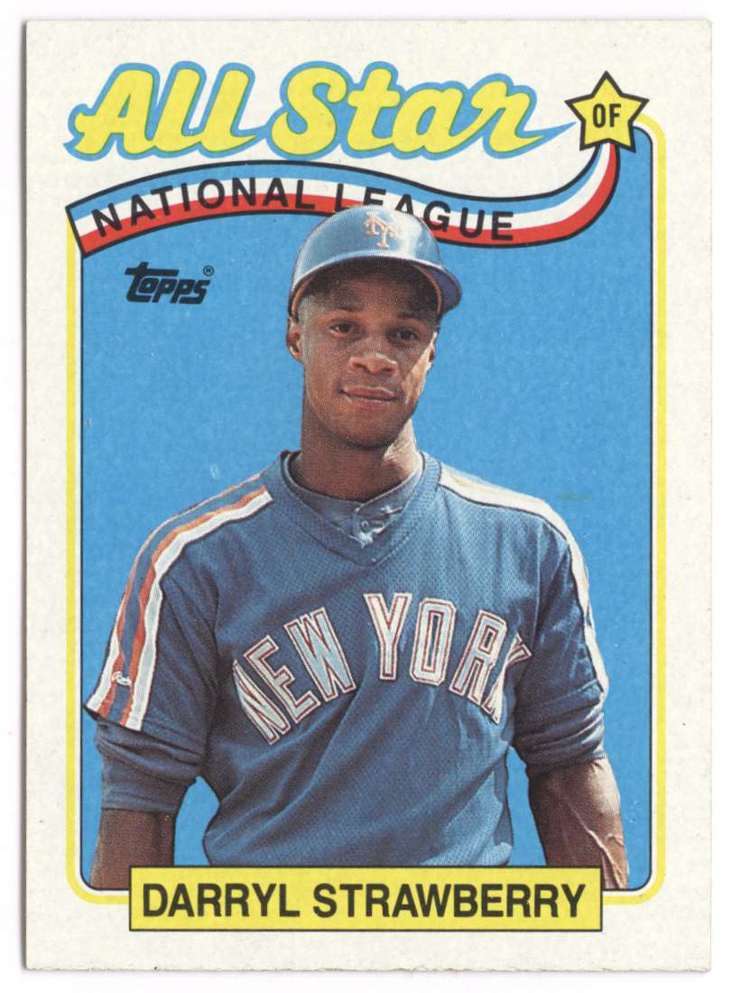 1989 Topps Darryl Strawberry #390 on Kronozio