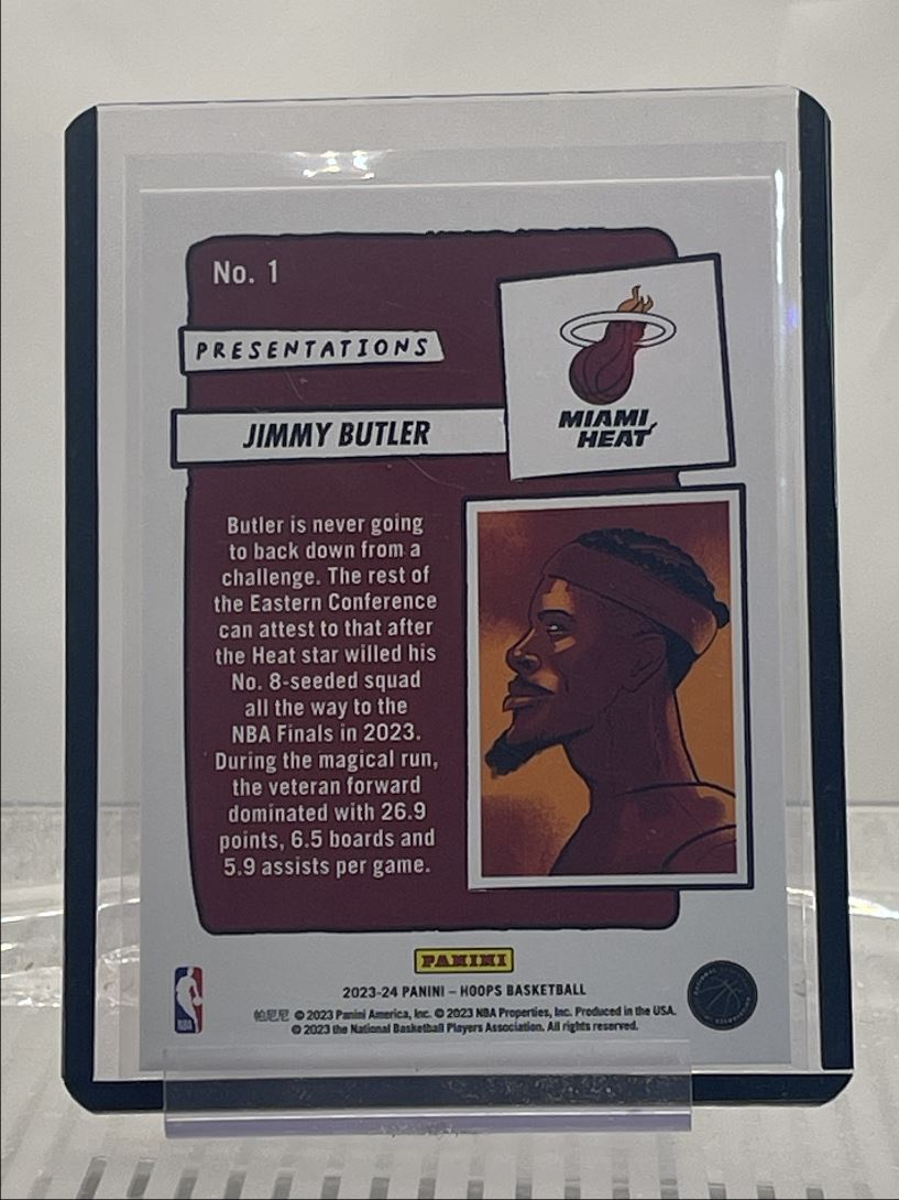 2023-24 NBA HOOPS PRESENTATIONS SP HEAT JIMMY BUTLER on Kronozio